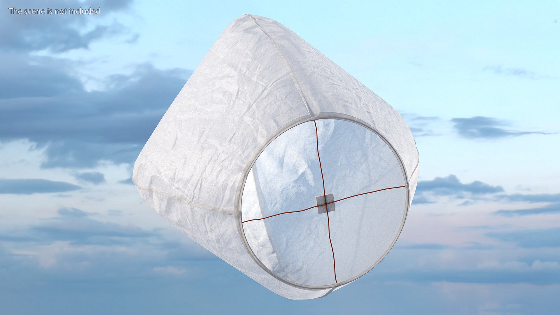 Sky Lantern White Color 3D Model - TurboSquid 2169534