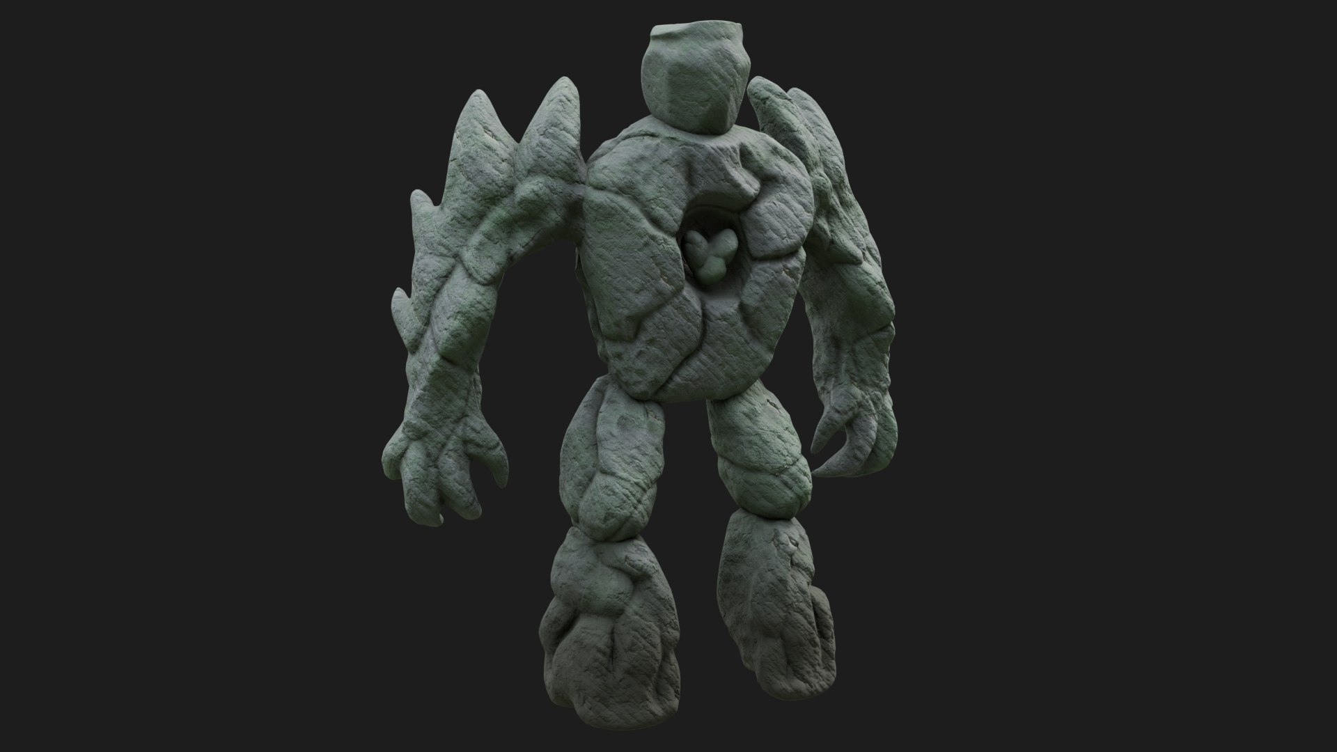 3D Golem - TurboSquid 2330622