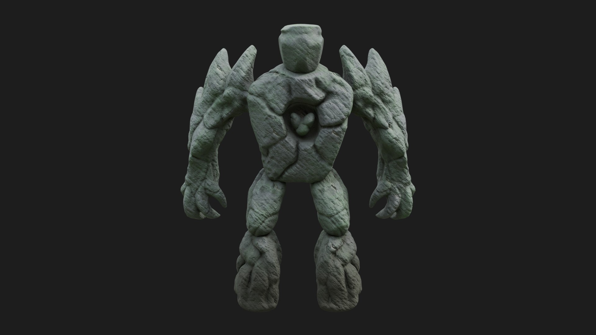 3D Golem - TurboSquid 2330622