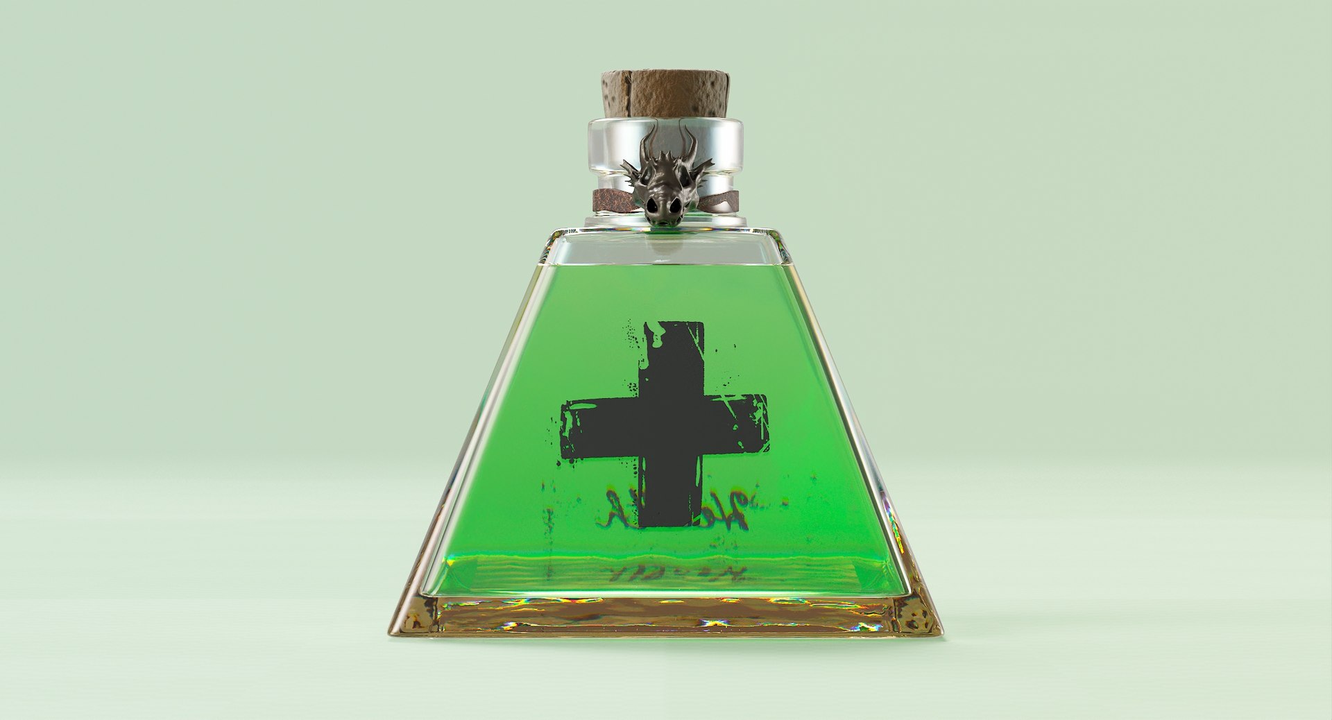 Healing Poison Bottle Model - TurboSquid 2037191