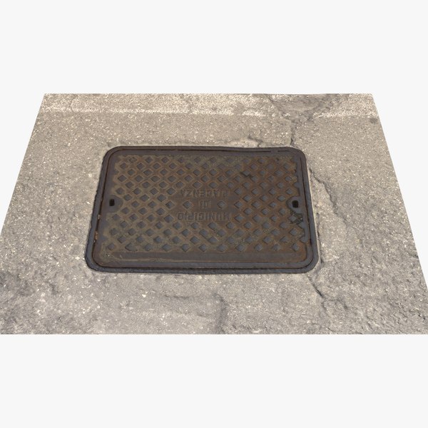 3D street pipe cap 001 - TurboSquid 1603390