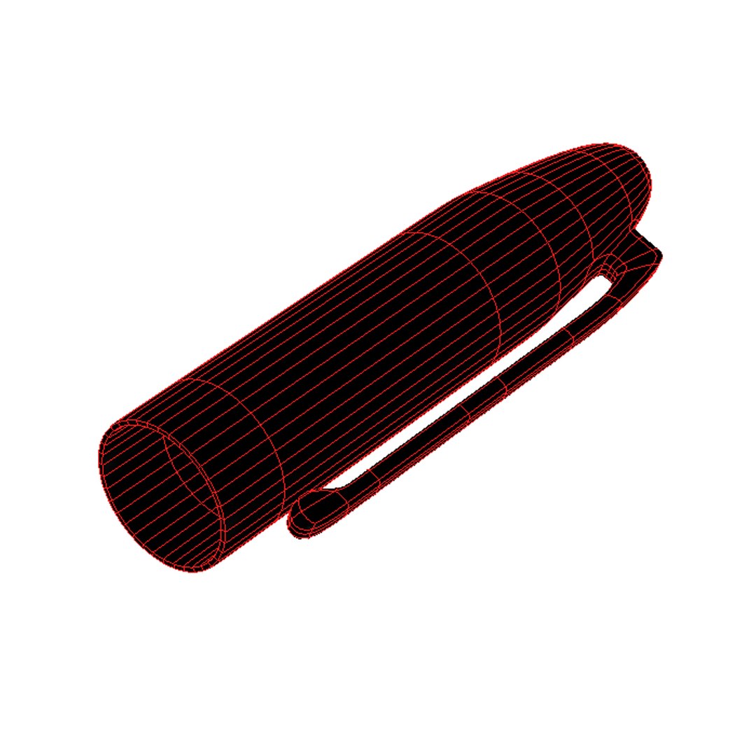 3d Sharpie Permanent Marker Model