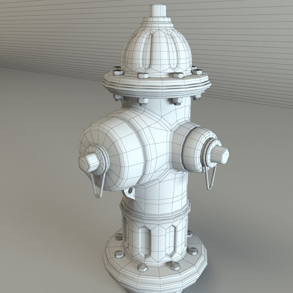 hydrant 3d max