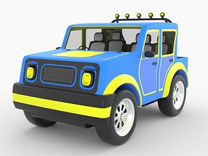 Cartoon Cute Mini Truck 3D Model - TurboSquid 1542652