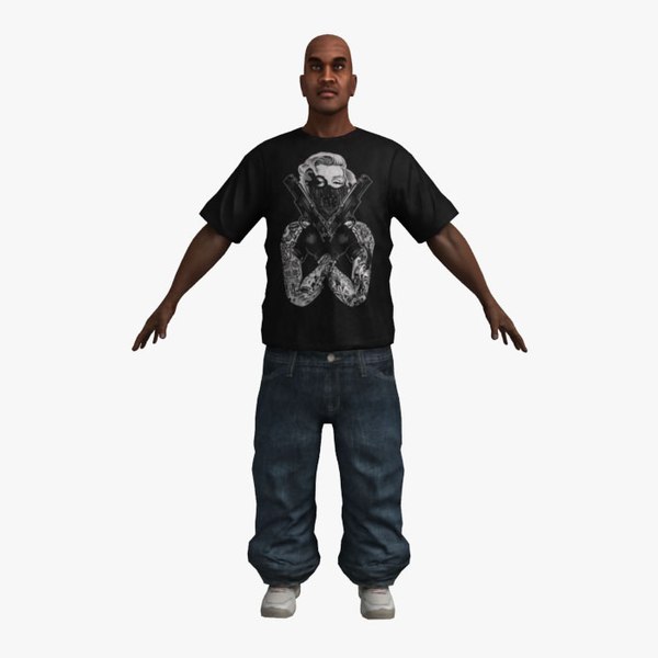 modelo 3d Gangsta 02 (No Rigged) - TurboSquid 790962