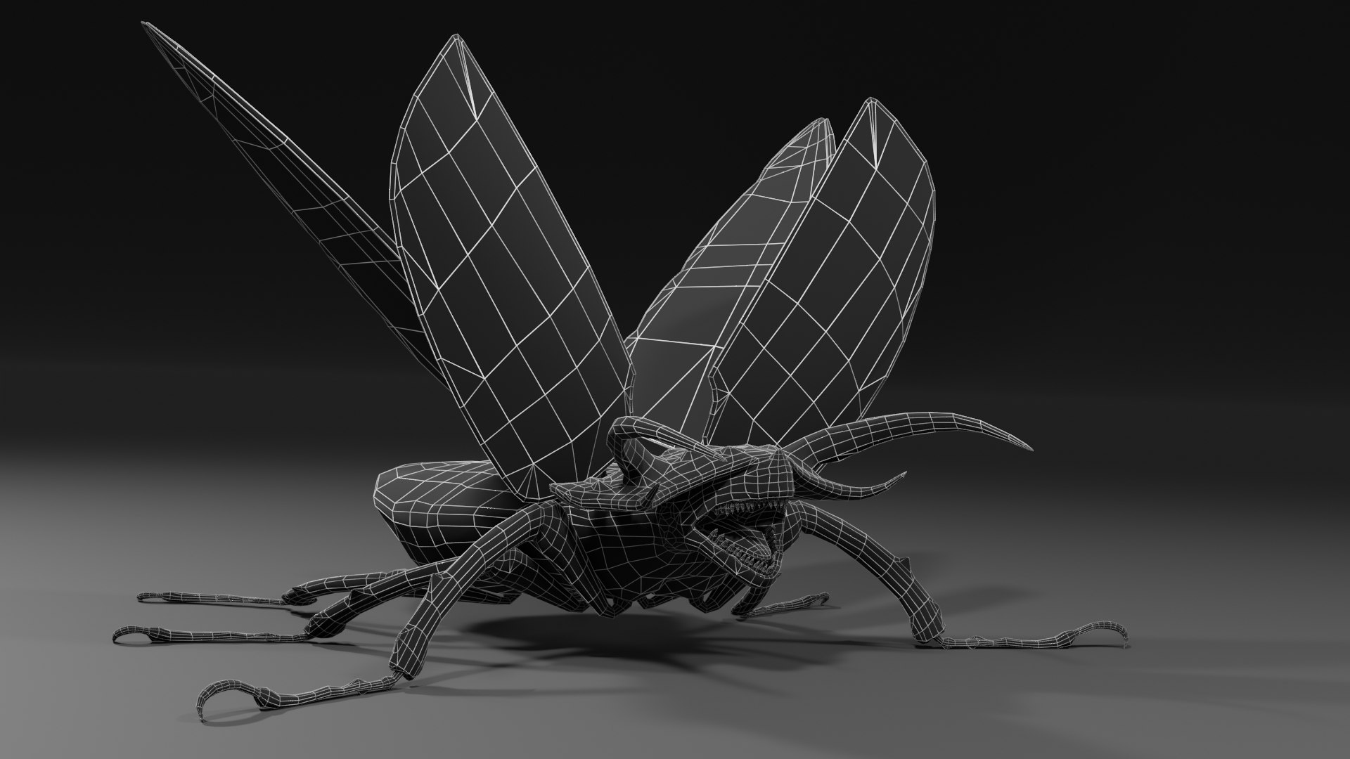 3D Bug Monster - TurboSquid 1859361