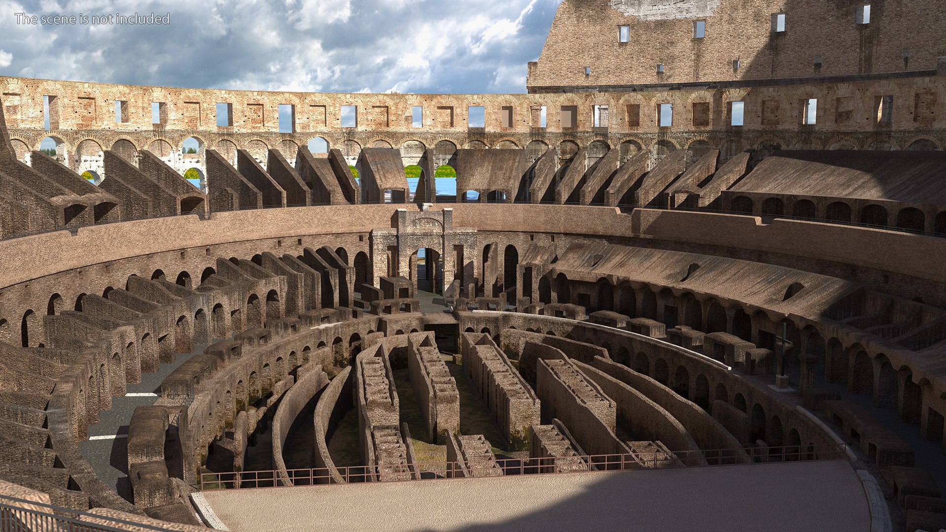 3D Colosseum on Italy Map model - TurboSquid 1884930