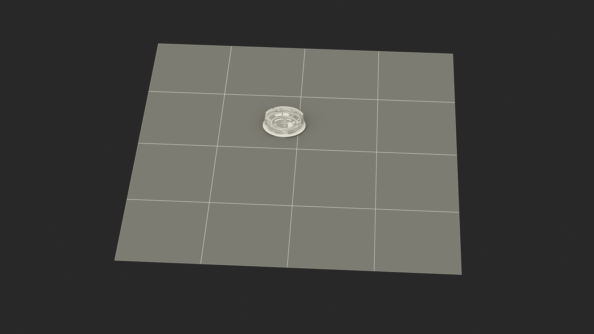 3D Colosseum on Italy Map model - TurboSquid 1884930