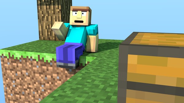3d minecraft rig model