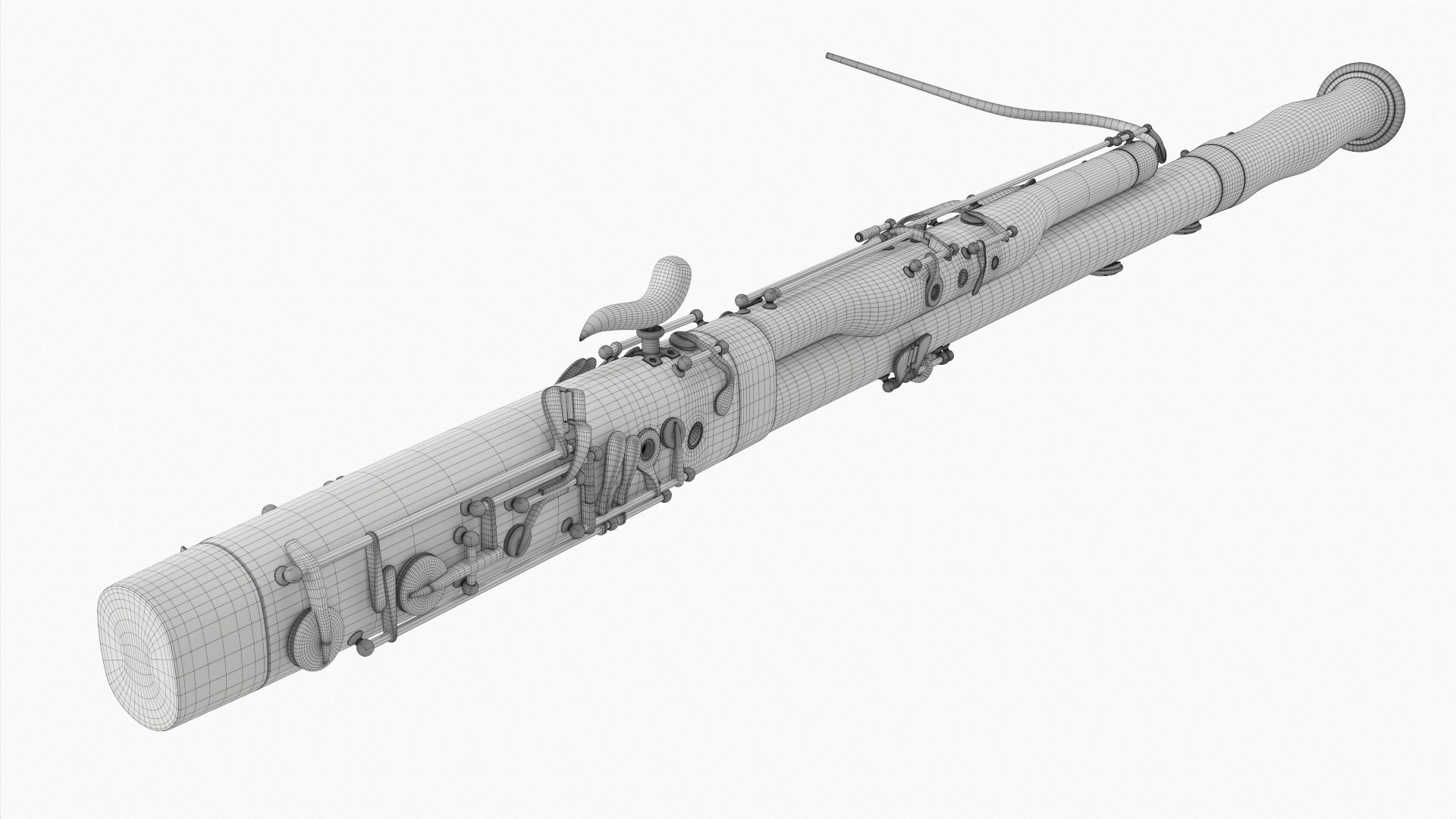 3D Bassoon Model - TurboSquid 1825018