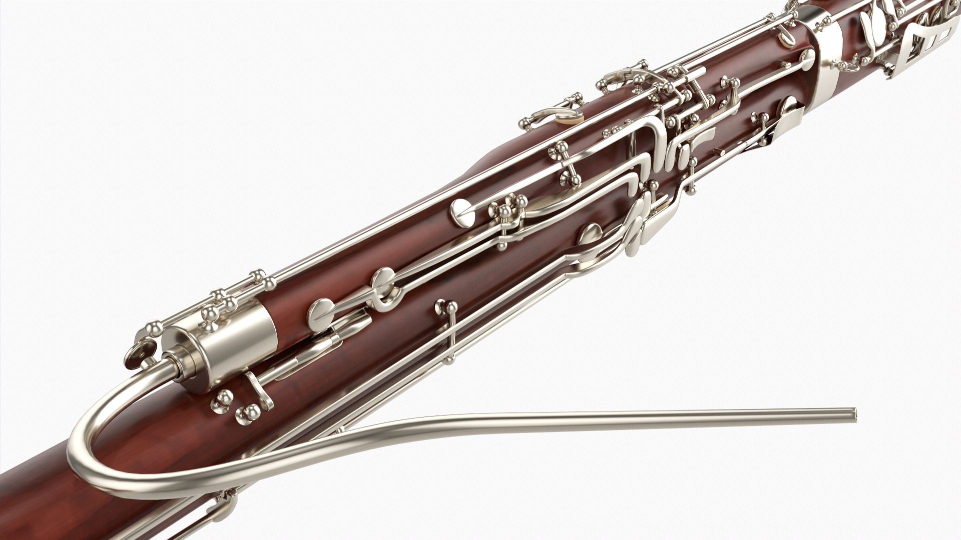 3D Bassoon Model - TurboSquid 1825018