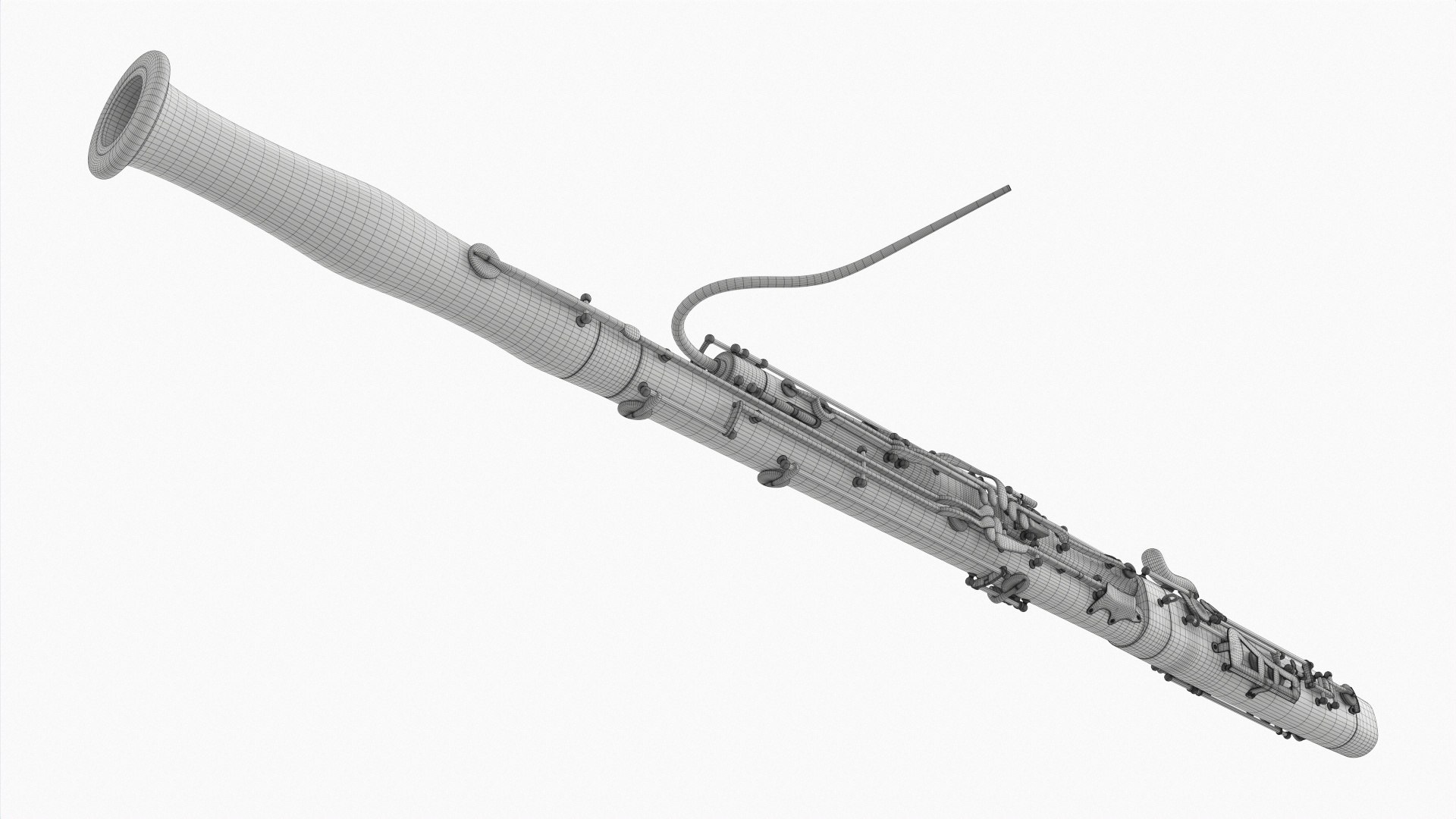 3D Bassoon Model - TurboSquid 1825018