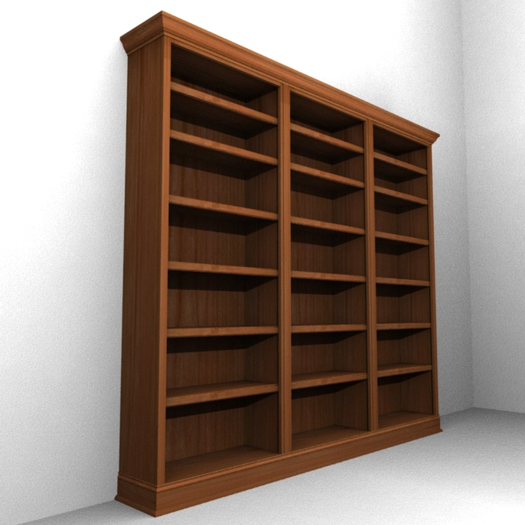 3d Traditional Bookcase Case