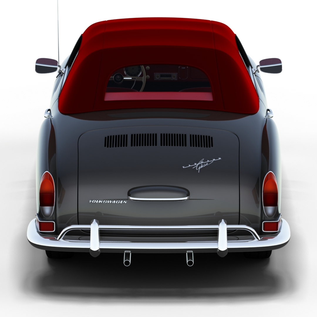 3d volkswagen karmann ghia convertible