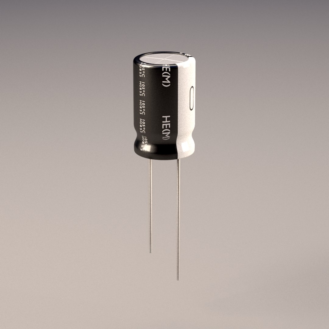3d Physically Electrolytic Capacitor Model