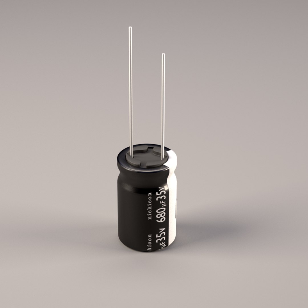 3d Physically Electrolytic Capacitor Model