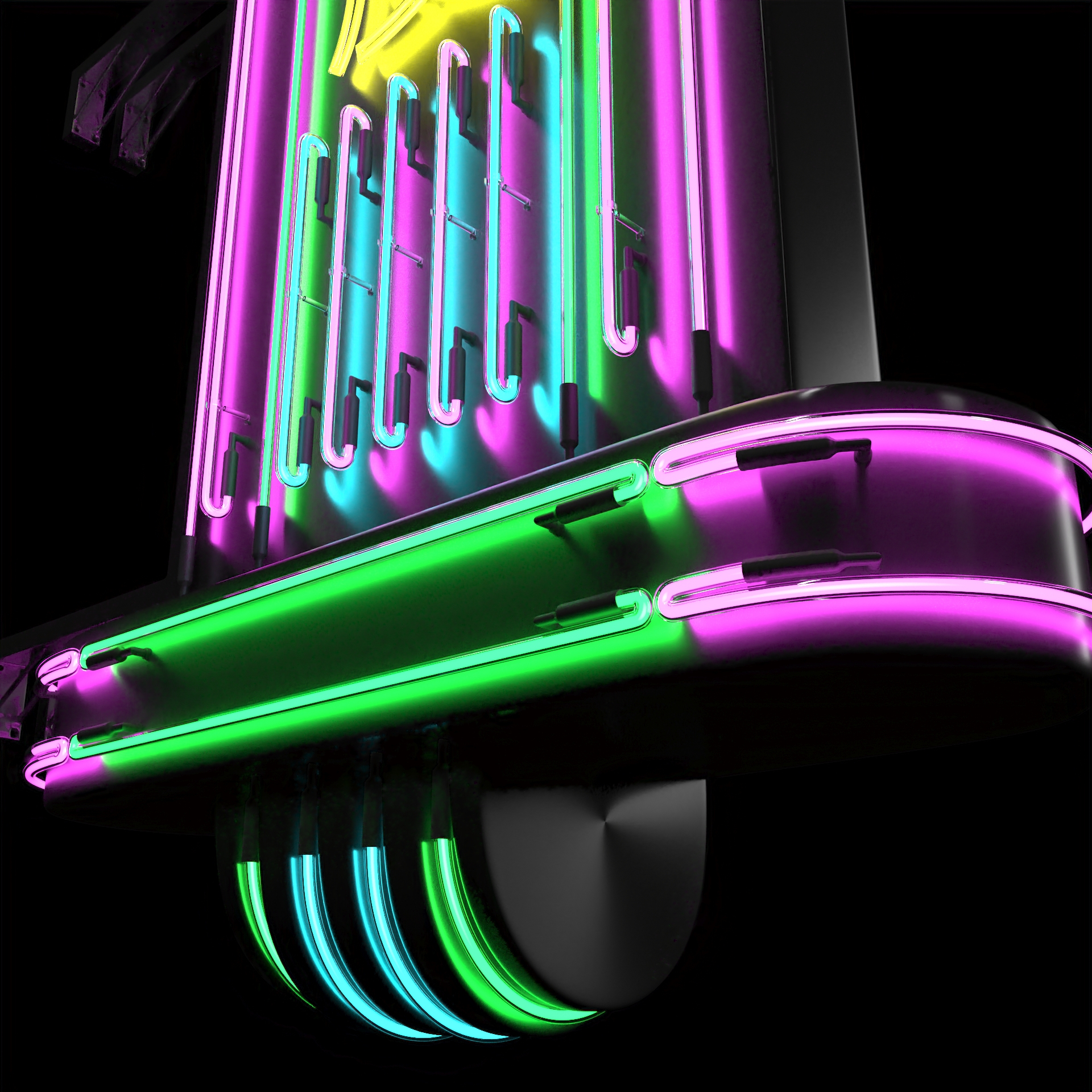 Animated Neon Signs Bundle 3D model - TurboSquid 1733983