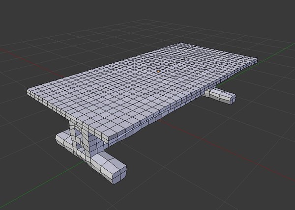 3d table simple