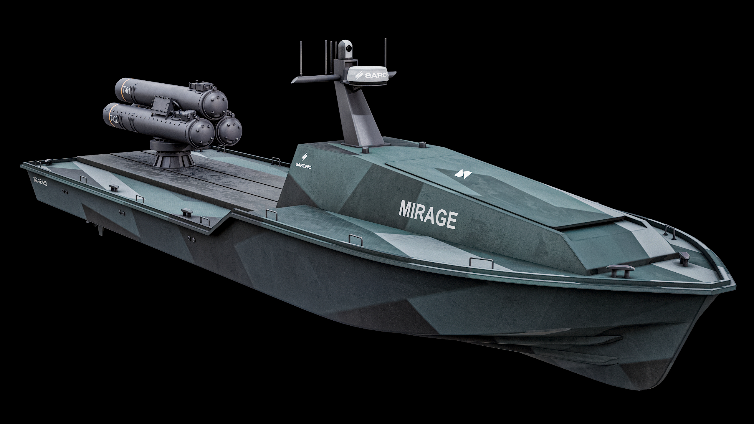 3D модель Mirage Saronic - Беспилотный роботизированный автономный ...