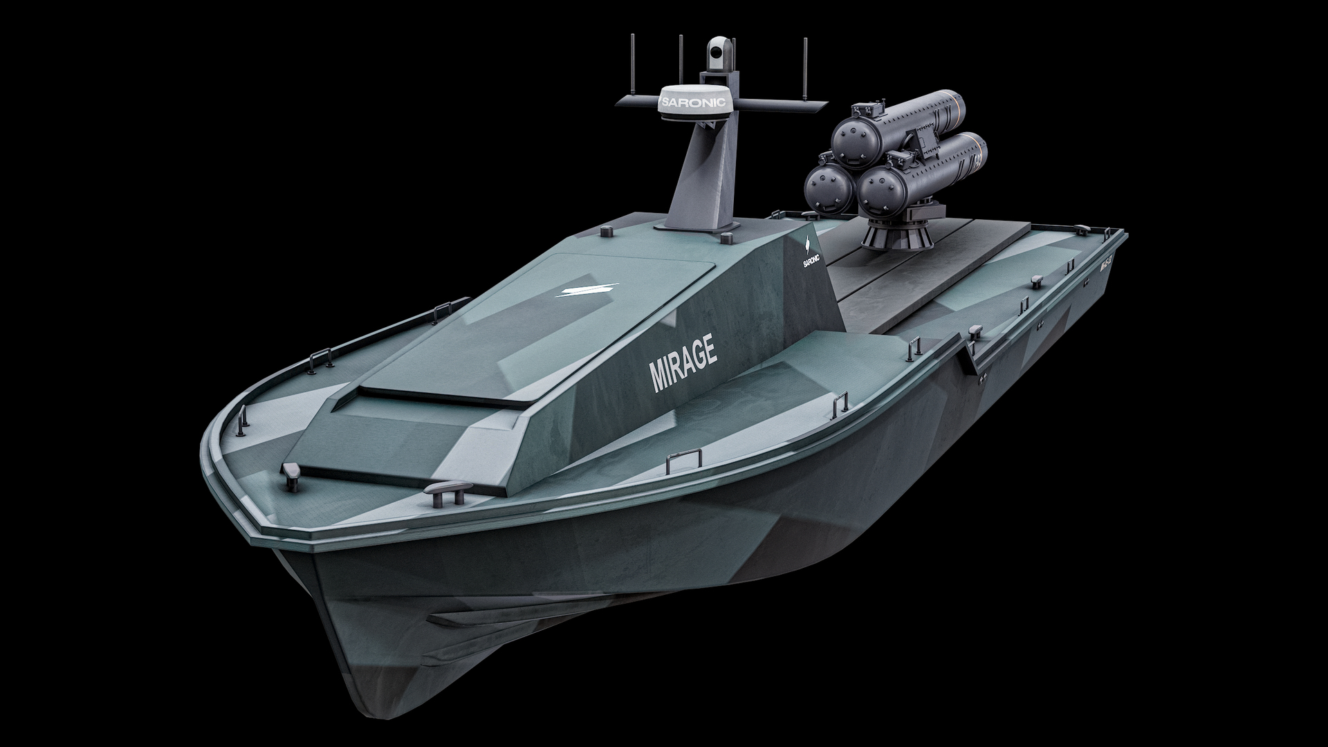 Modello 3D Mirage Saronic - Nave di superficie autonoma robotica senza ...