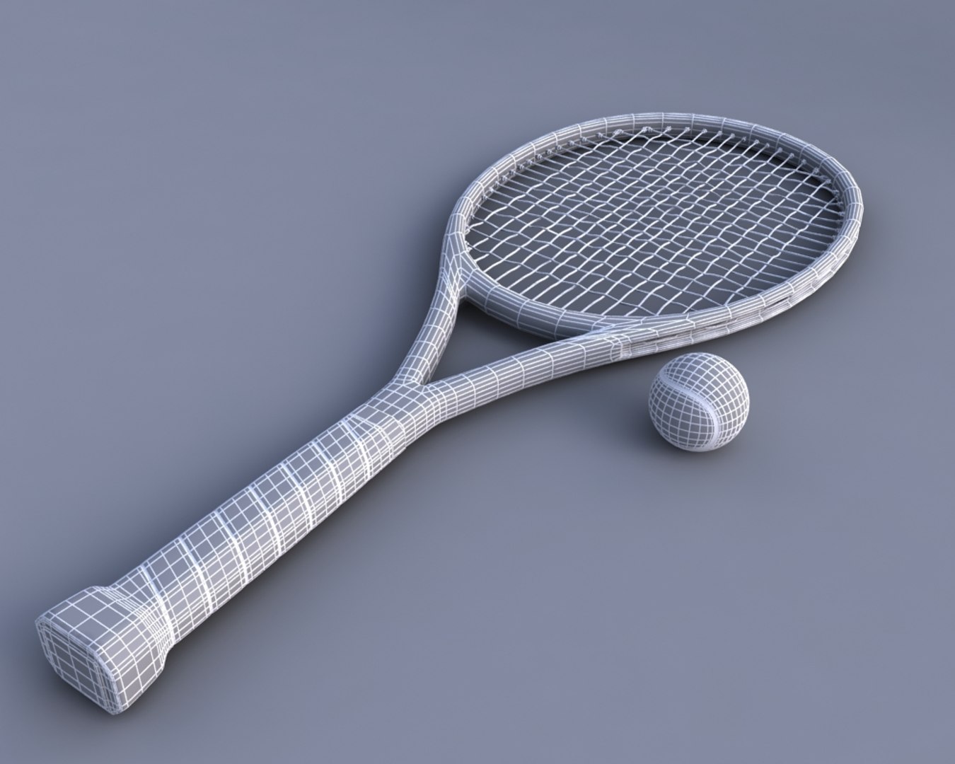 3d Tennis Racket