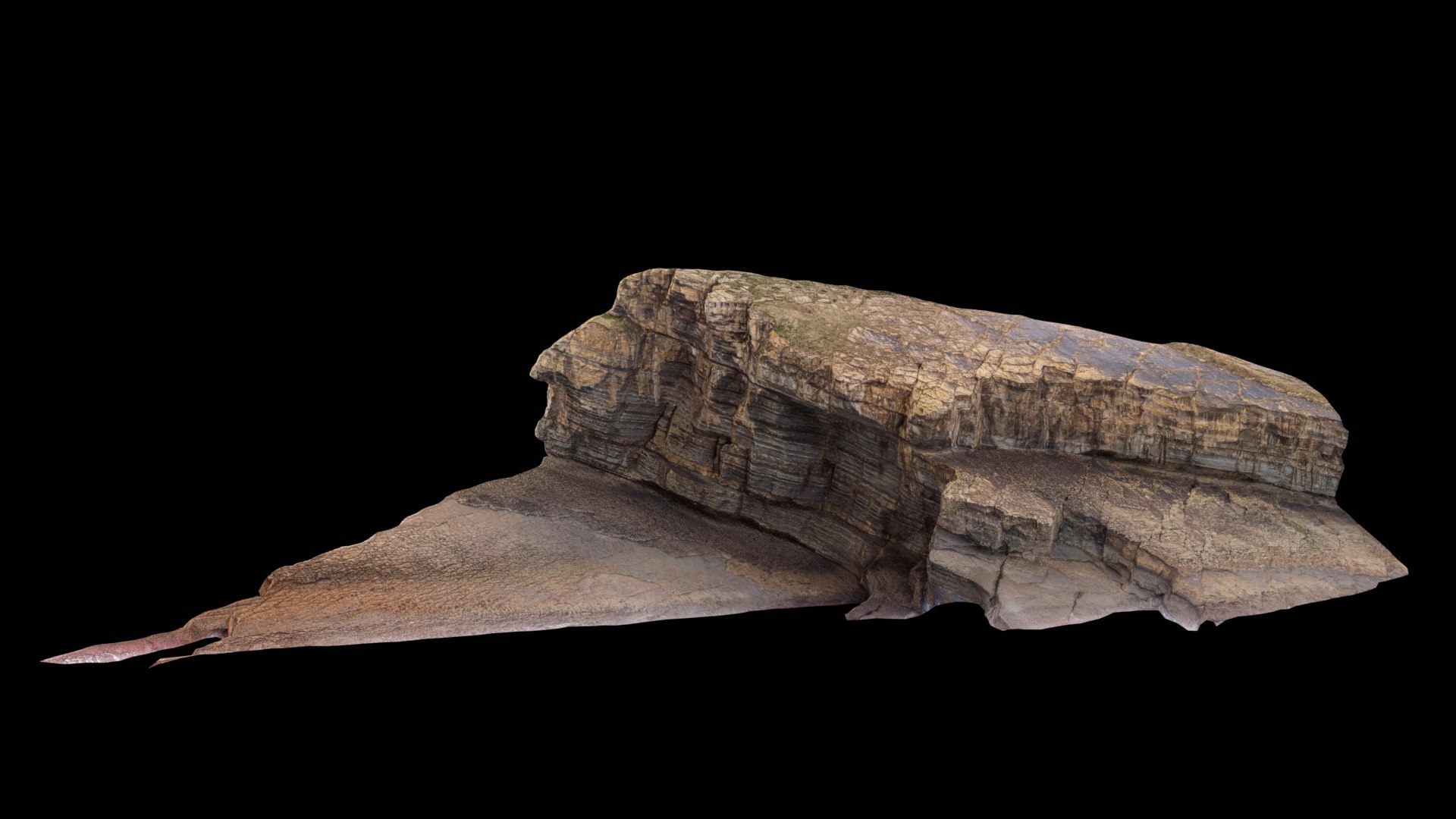 Coastal Cliff Scan 07 16K 3D model - TurboSquid 1865957