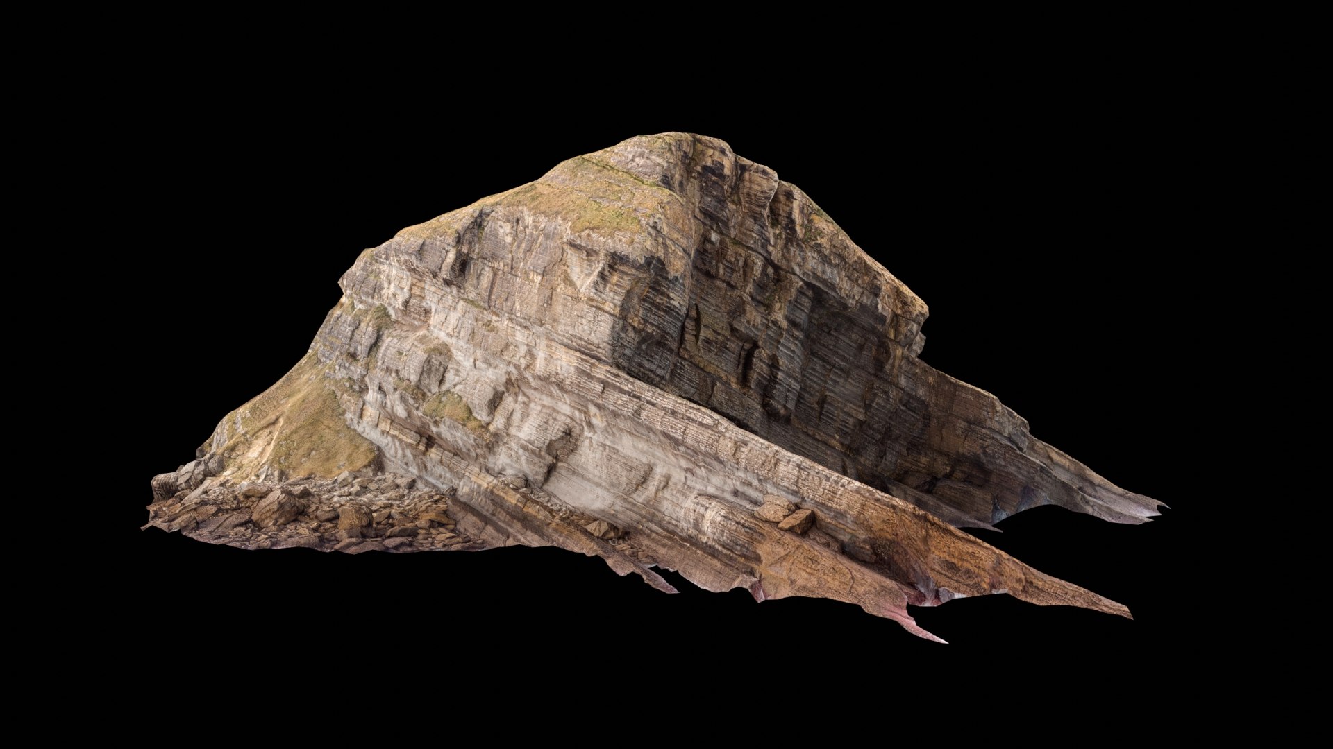 Coastal Cliff Scan 07 16K 3D model - TurboSquid 1865957