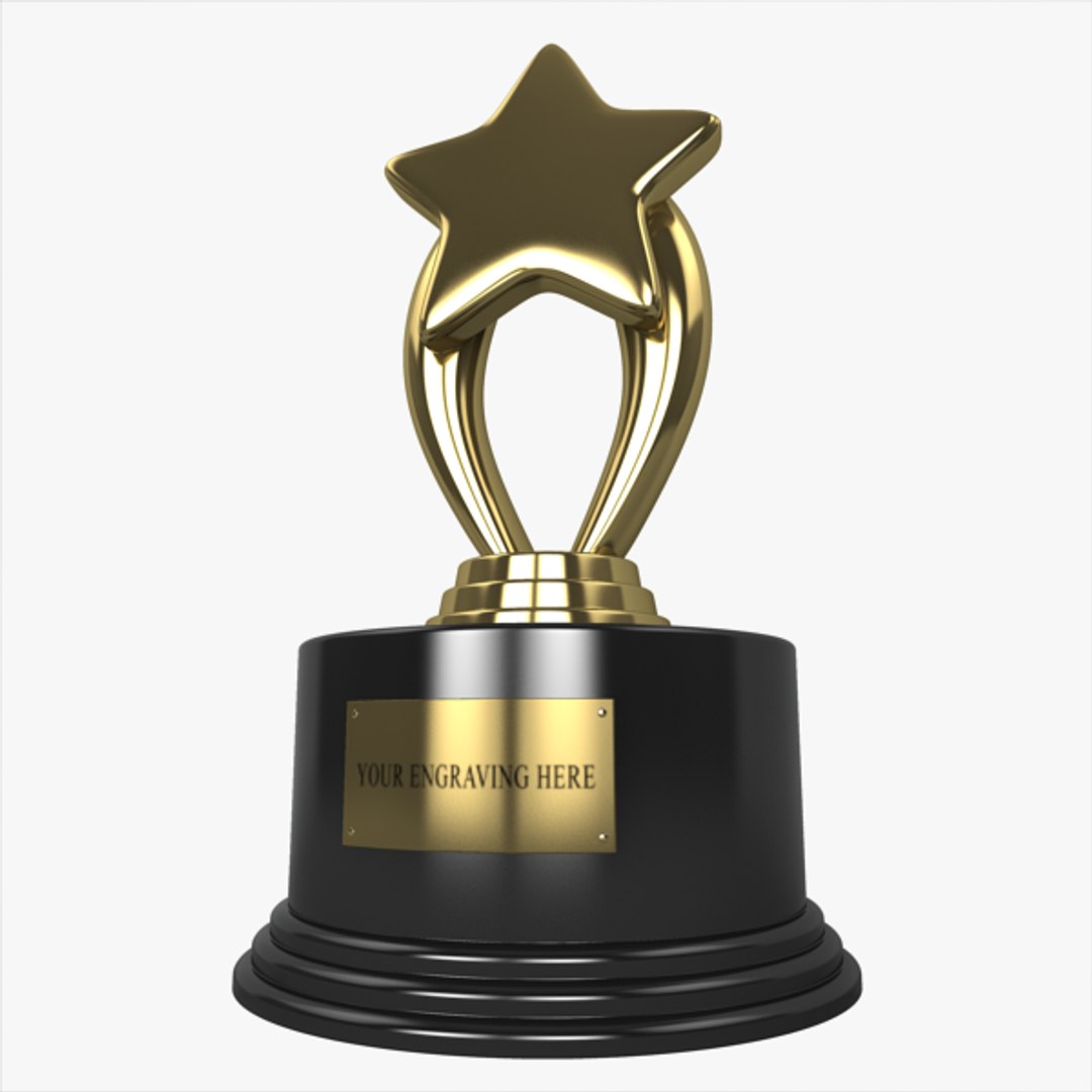 3d Model Trophy Star
