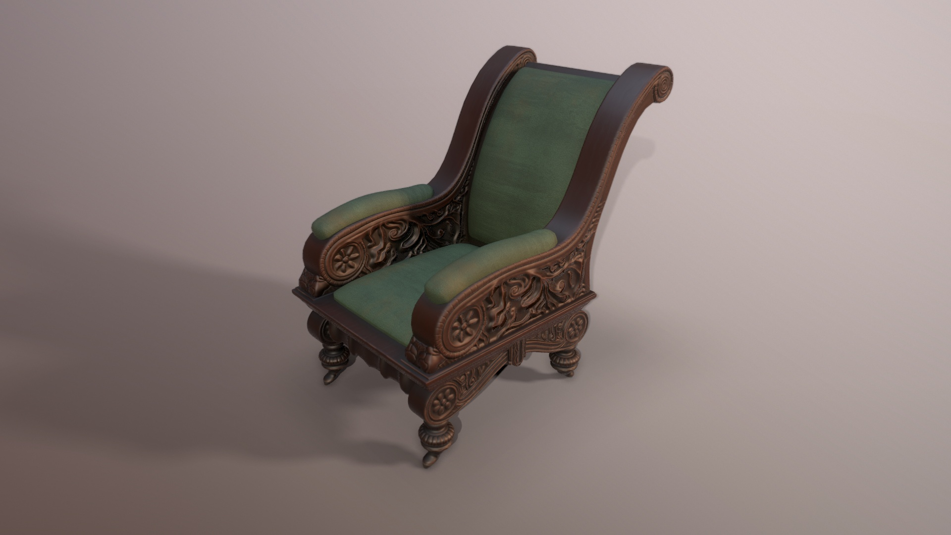 Old vintage chair 3D model - TurboSquid 1506258