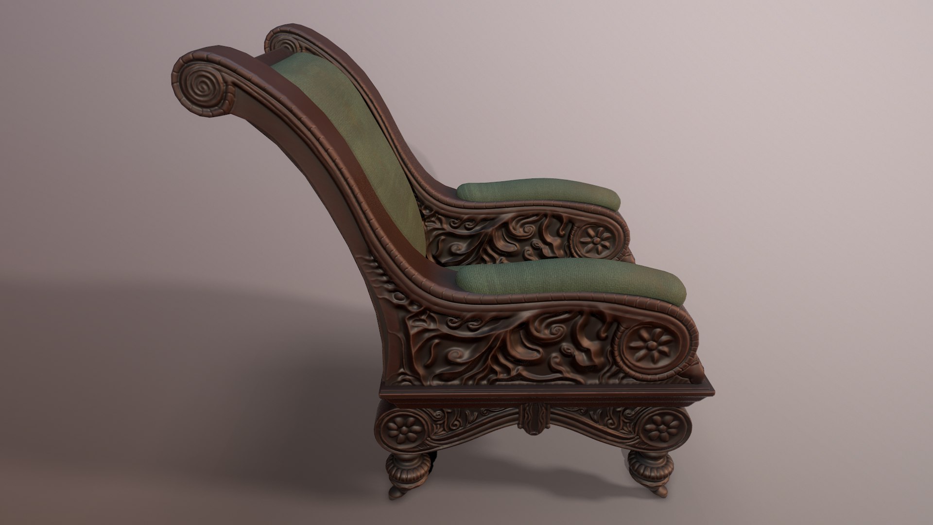 Old vintage chair 3D model - TurboSquid 1506258