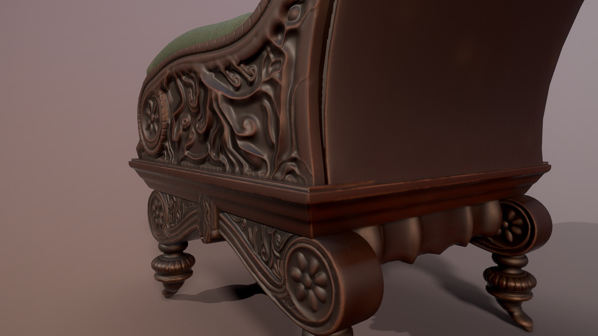 Old vintage chair 3D model - TurboSquid 1506258