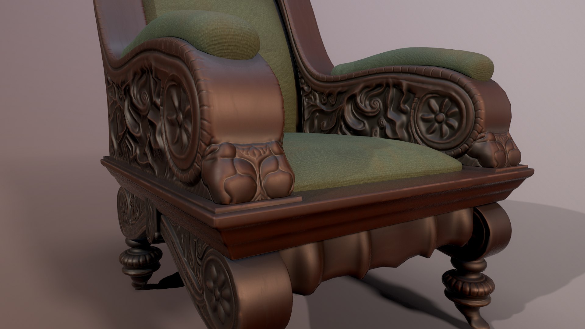 Old vintage chair 3D model - TurboSquid 1506258