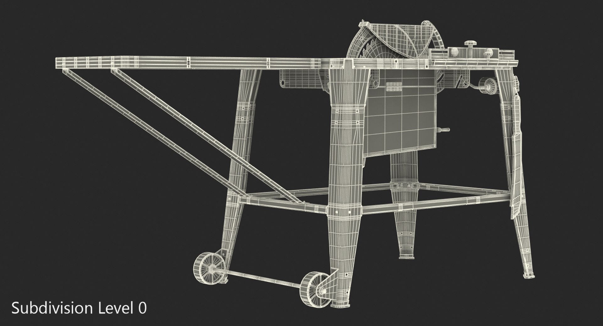3D Model Circular Saw Table Generic - TurboSquid 1293752