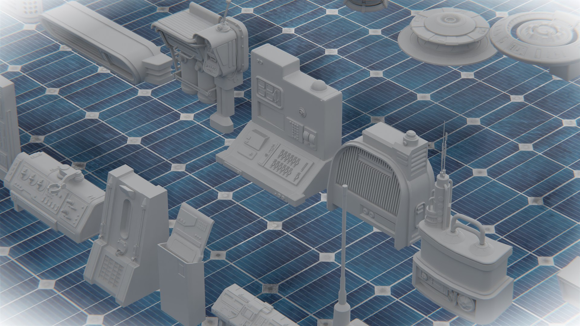 3D Scifi Various Kitbash Model - TurboSquid 2137290