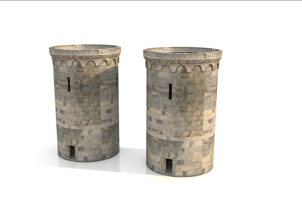 Partes do castelo medieval Modelo 3D - TurboSquid 1721349