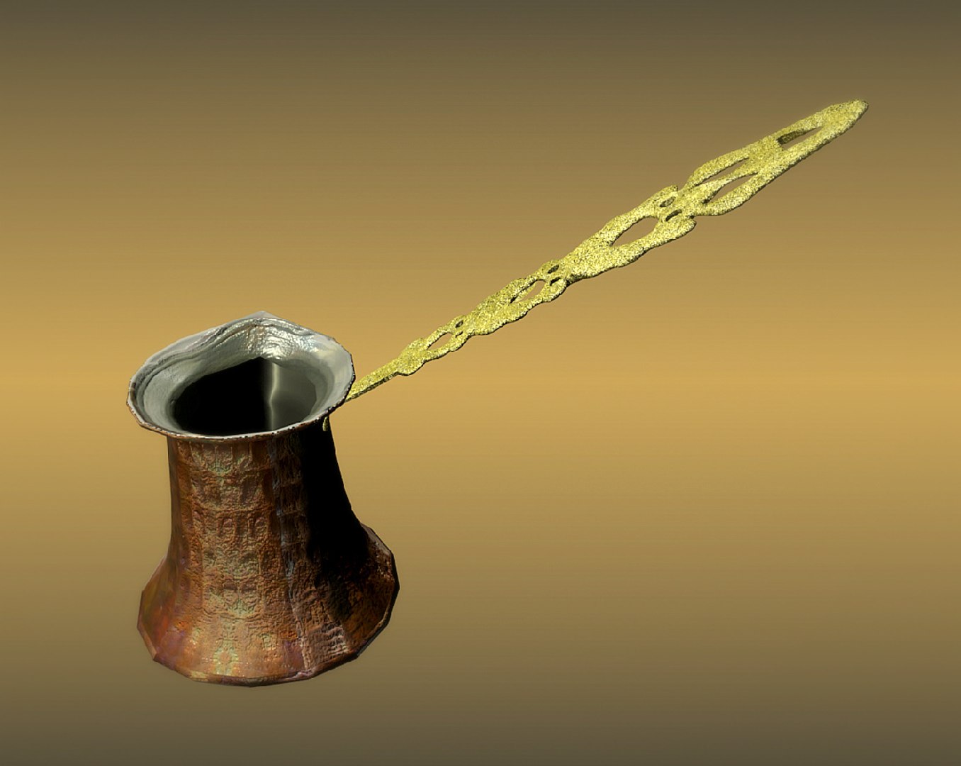 3d Kitchenware Cezve