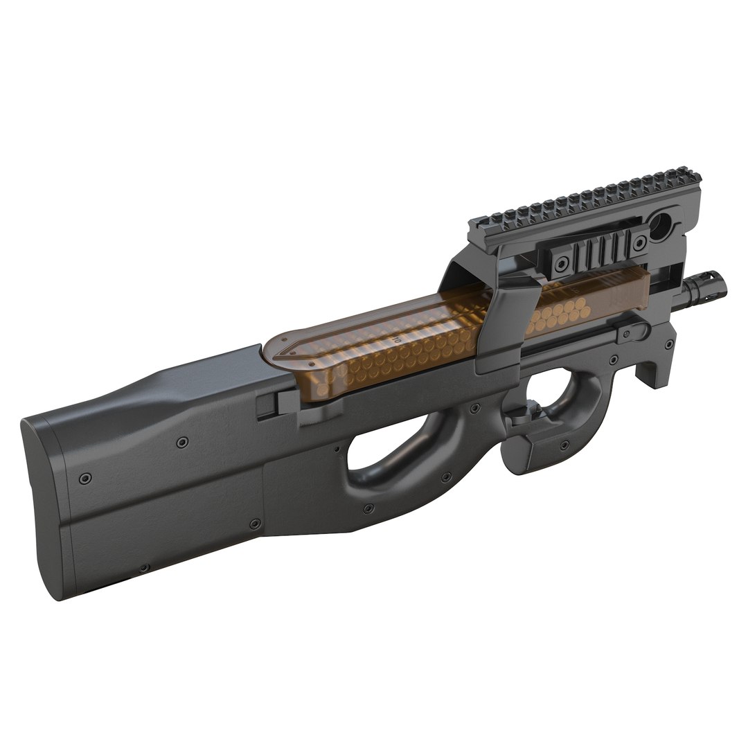 Submachine Gun Fn 3D Model - TurboSquid 1480378
