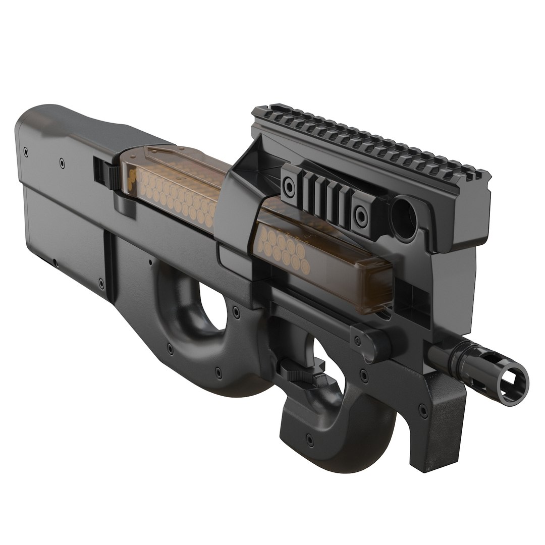 Submachine Gun Fn 3D Model - TurboSquid 1480378