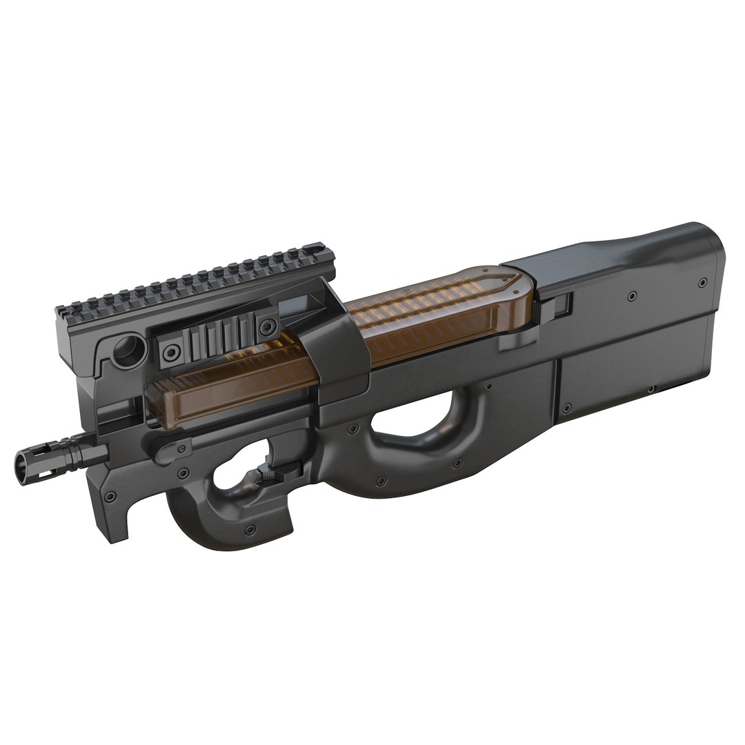 Submachine Gun Fn 3D Model - TurboSquid 1480378