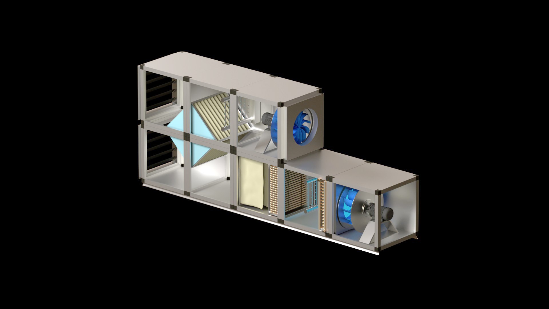 3D Model Air Handling Unit AHU - TurboSquid 2370376