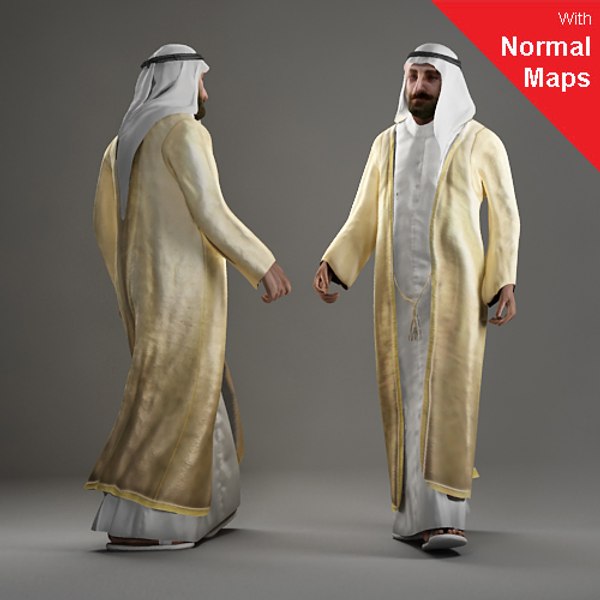 Arab Man 3D Models for Download | TurboSquid