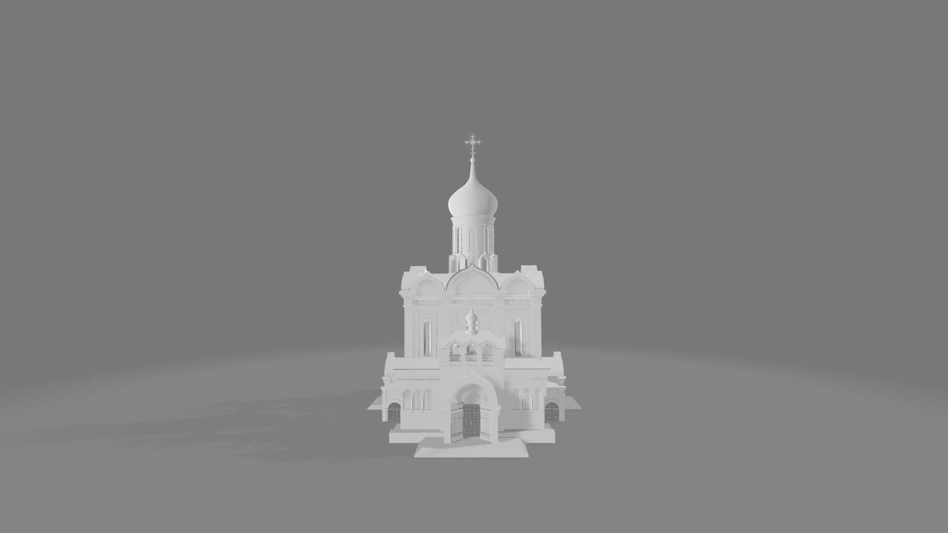 Highly Detailed 3d Model Of The Orthodox Cathedral Model - TurboSquid ...