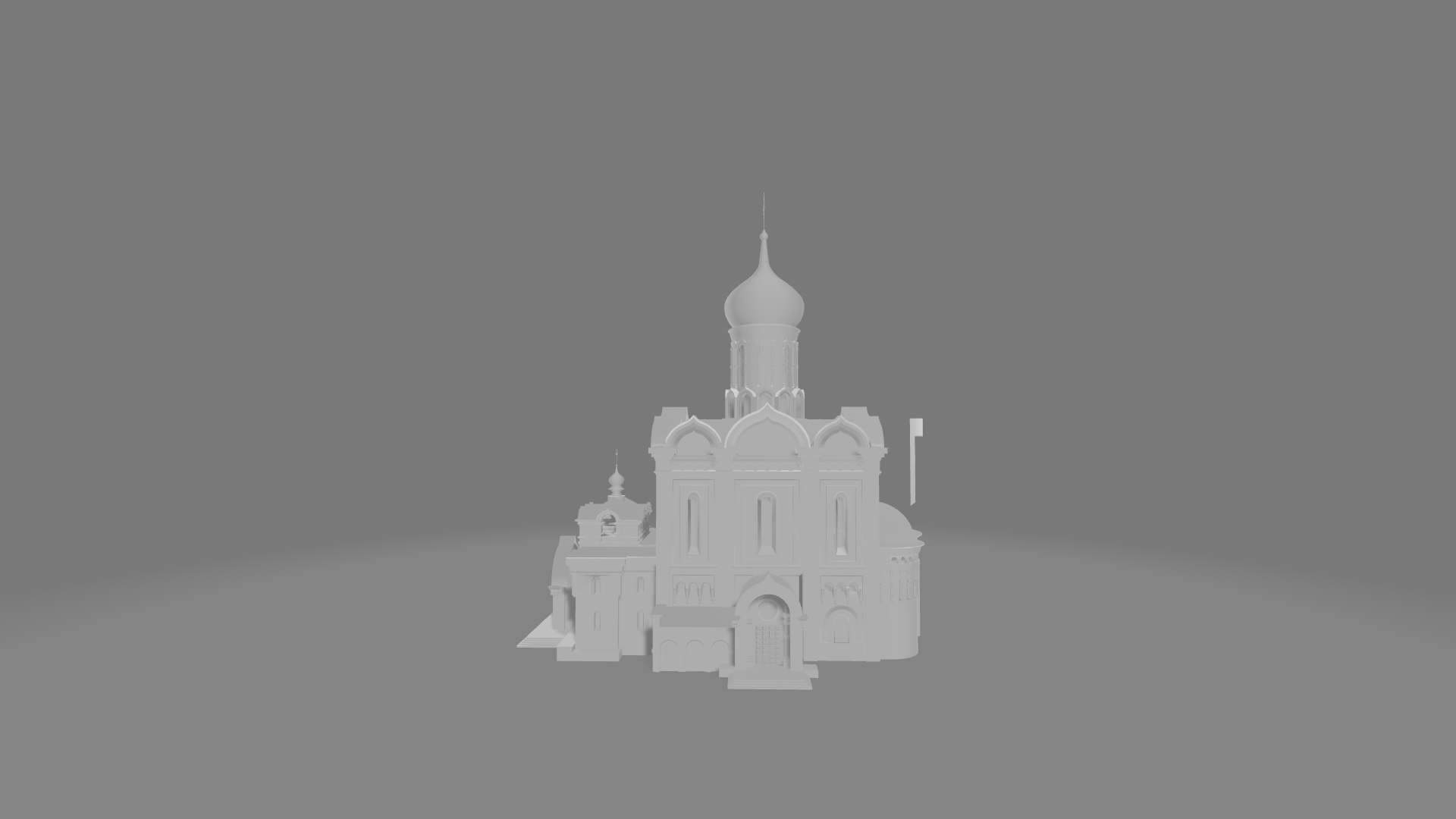 Highly Detailed 3d Model Of The Orthodox Cathedral Model - TurboSquid ...