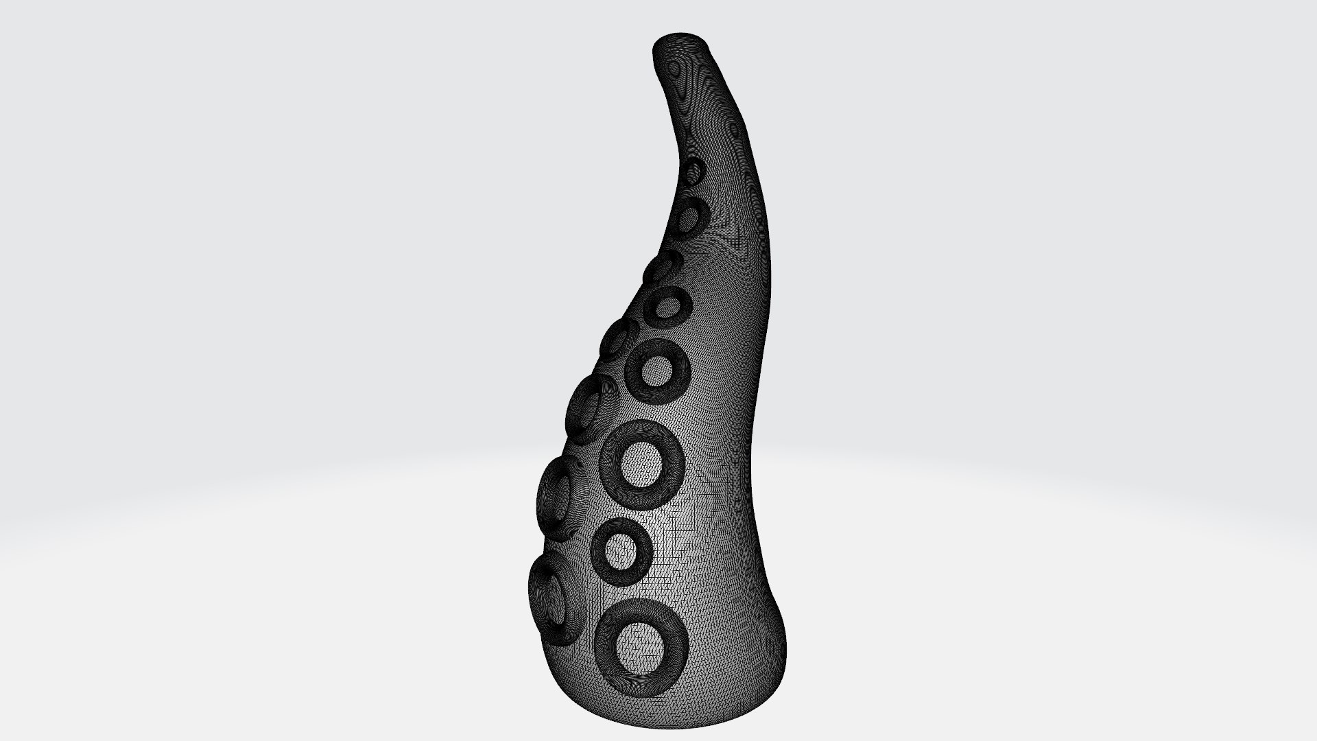 Octopus Tentacle 3D Model - TurboSquid 2348035