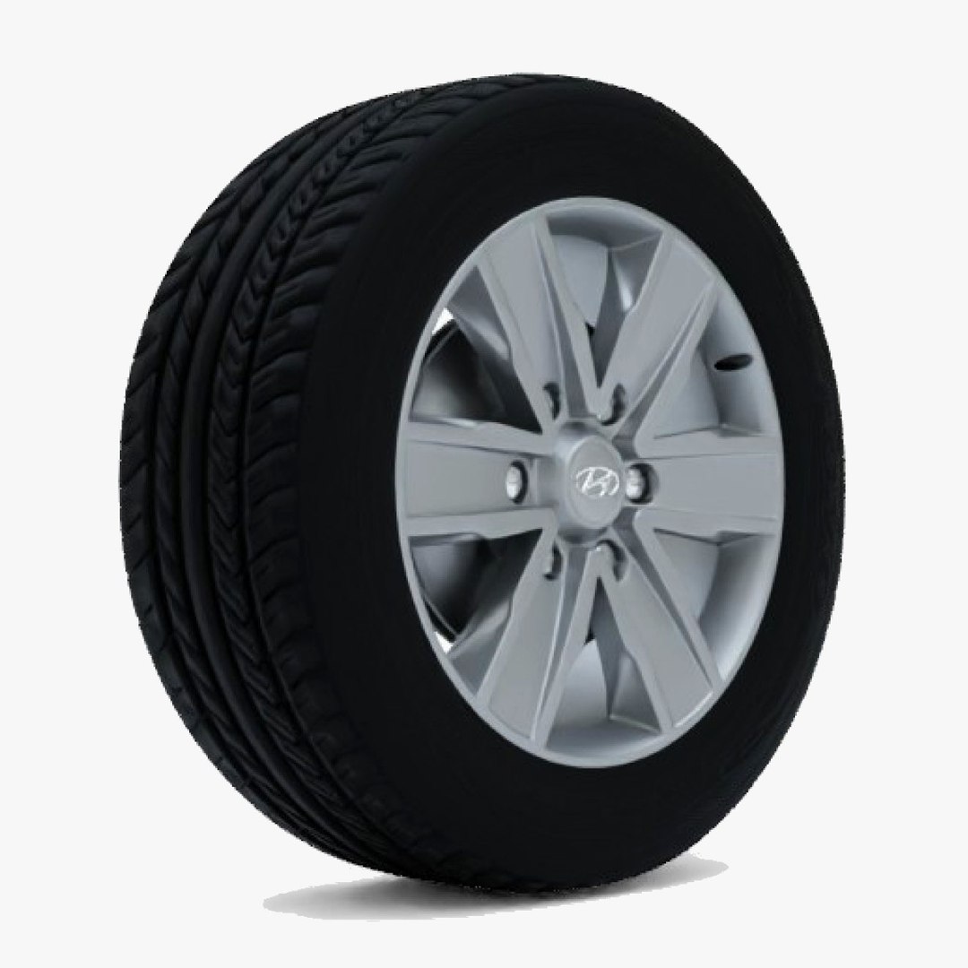 3D model Hyundai h350 Wheel With Rim - TurboSquid 2157684