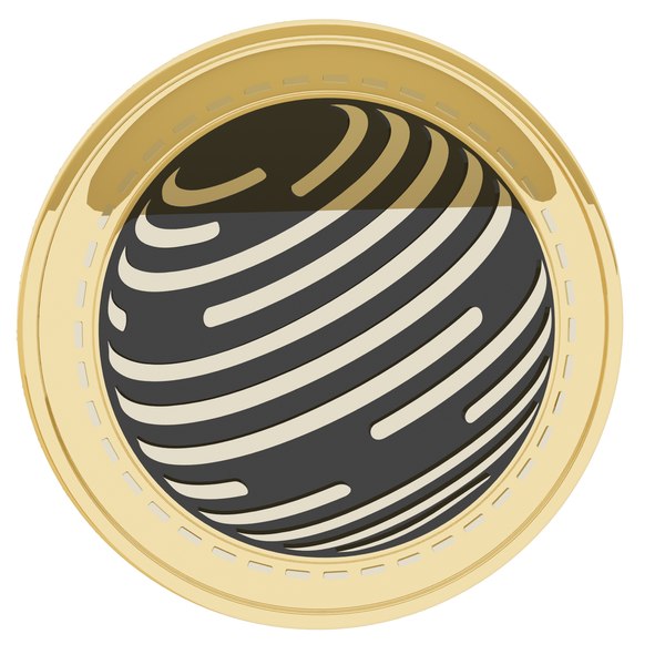 Factom Cryptocurrency Gold Coin 3D model - TurboSquid 1856137