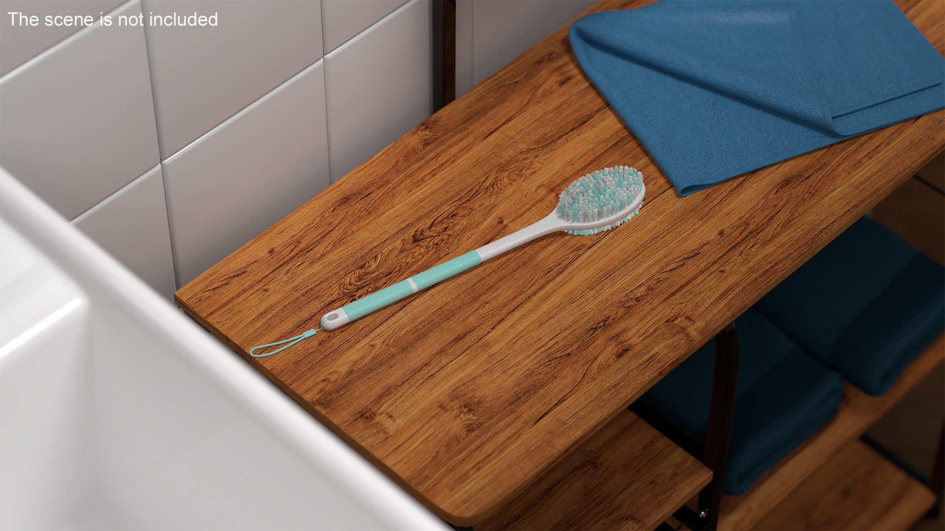 3D Back Scrubber Green Fur - TurboSquid 2202474