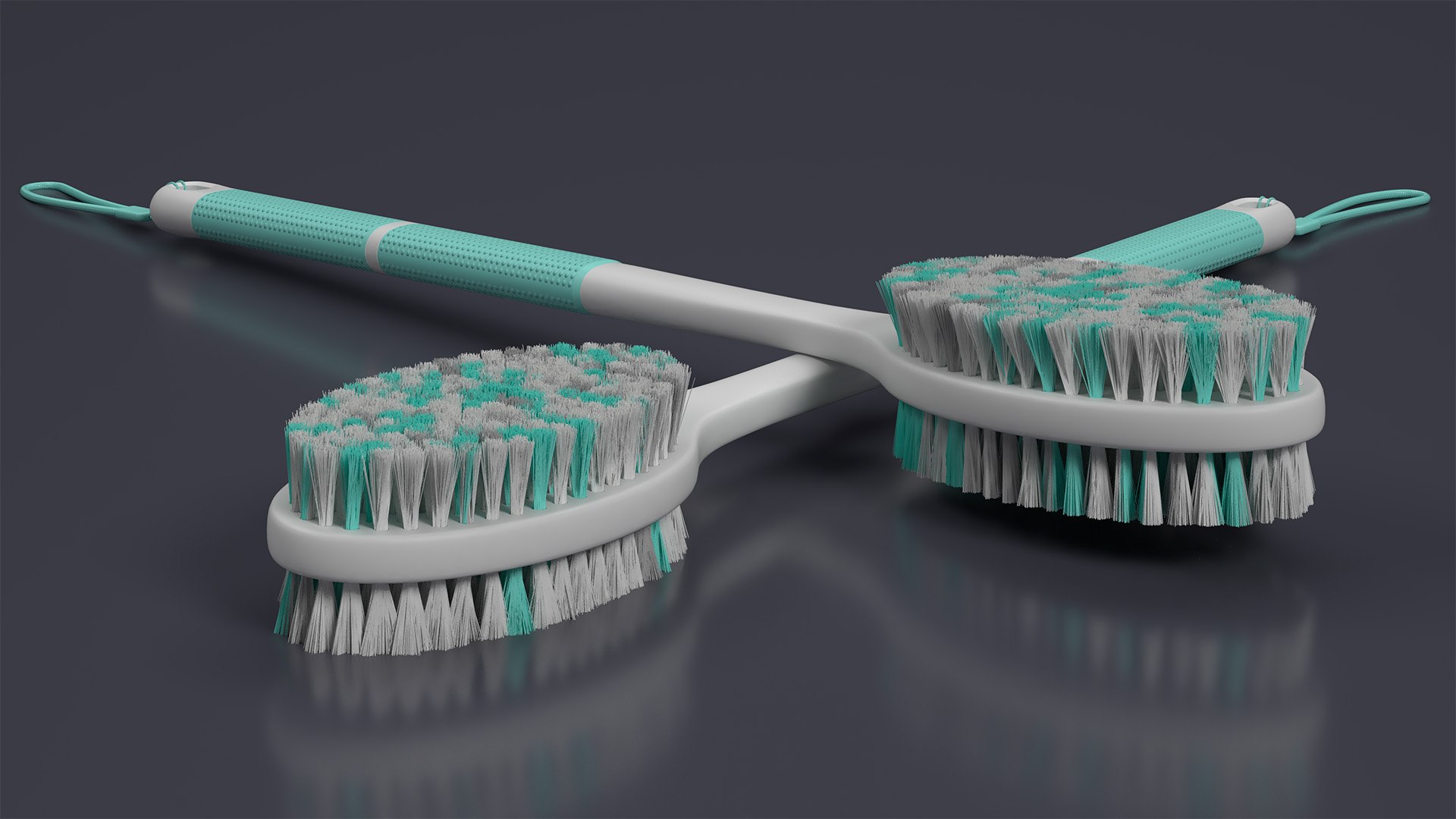 3D Back Scrubber Green Fur - TurboSquid 2202474