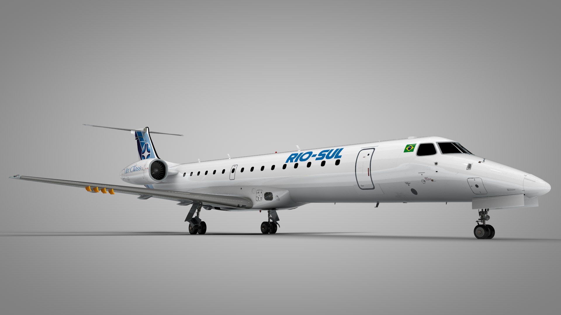 RIO SUL EMBRAER ERJ 145 L1368 Model - TurboSquid 1733388