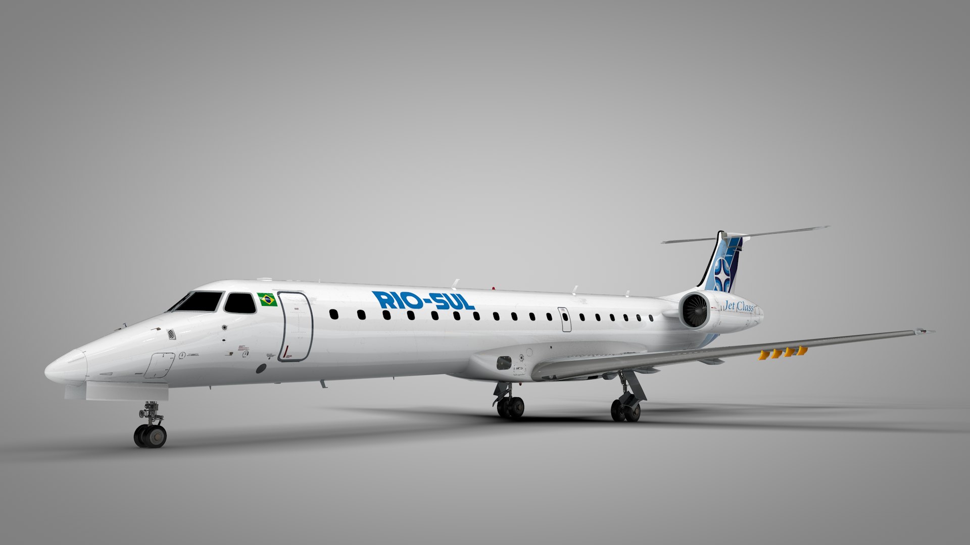 RIO SUL EMBRAER ERJ 145 L1368 Model - TurboSquid 1733388